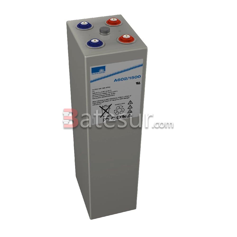 Batería estacionaria GEL Sonnenschein A602/1650C 2V – 1643Ah -2V 12 ...